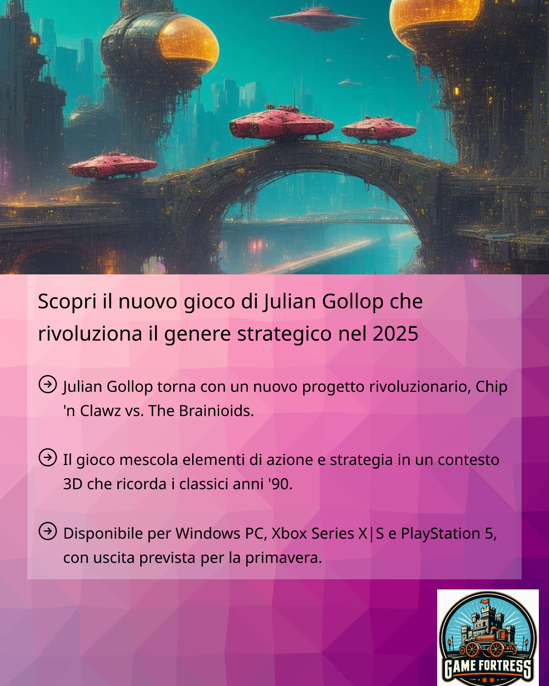 Scopri il nuovo gioco di Julian Gollop che rivoluziona il genere ...