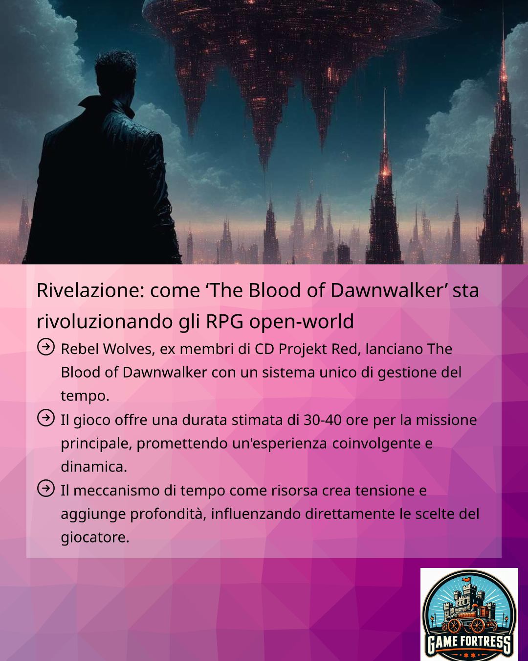 Rivelazione: come 'The Blood of Dawnwalker' sta rivoluzionando gli RPG open-world - Thegamefortress