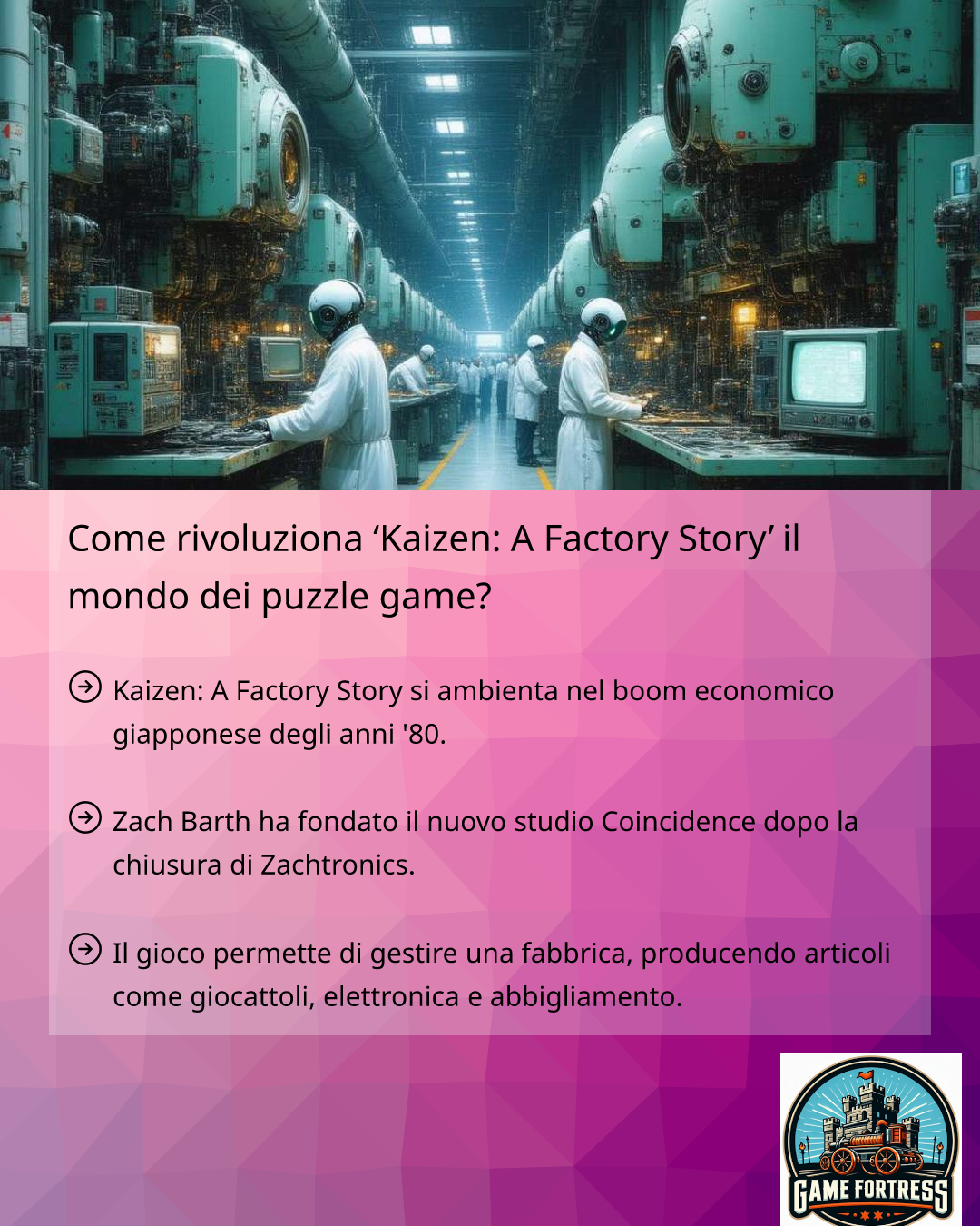 Come rivoluziona 'Kaizen: A Factory Story' il mondo dei puzzle game ...