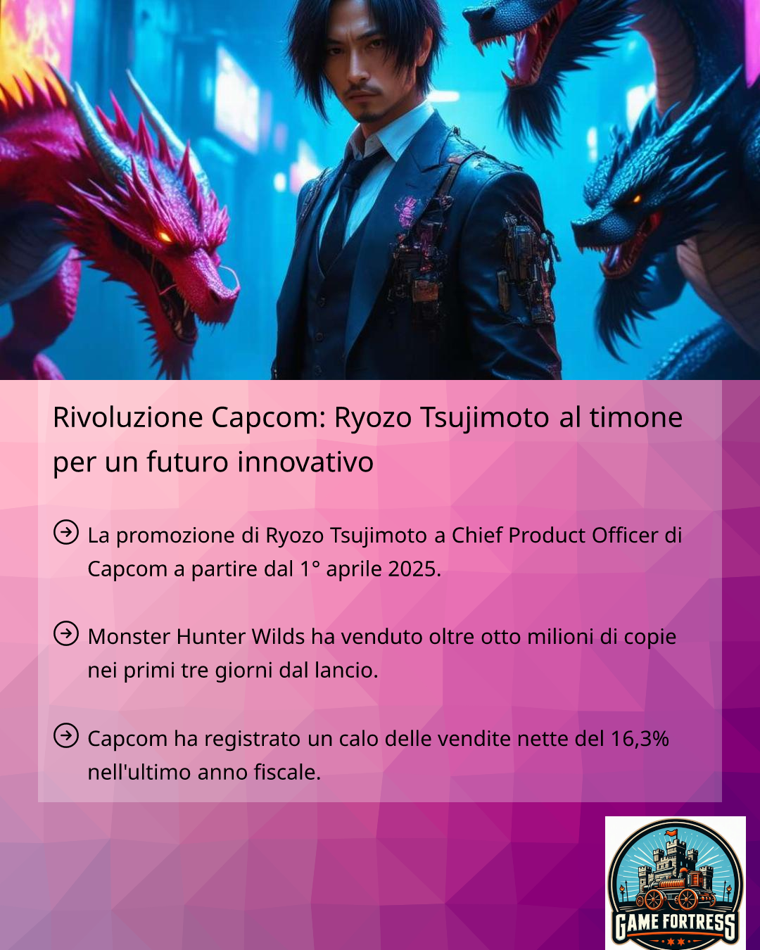 Rivoluzione Capcom: Ryozo Tsujimoto al timone per un futuro innovativo ...