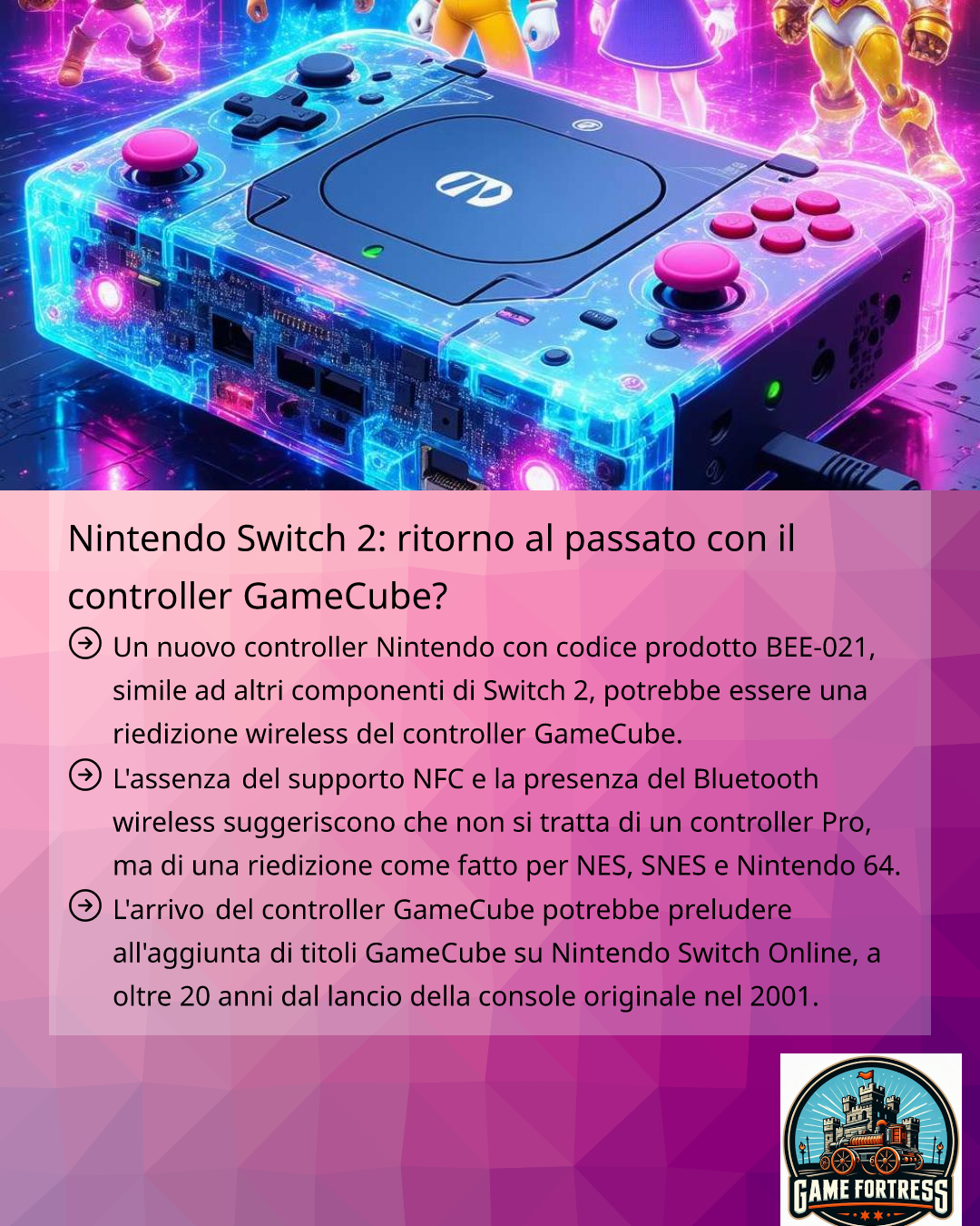 Nintendo Switch 2: ritorno al passato con il controller GameCube ...
