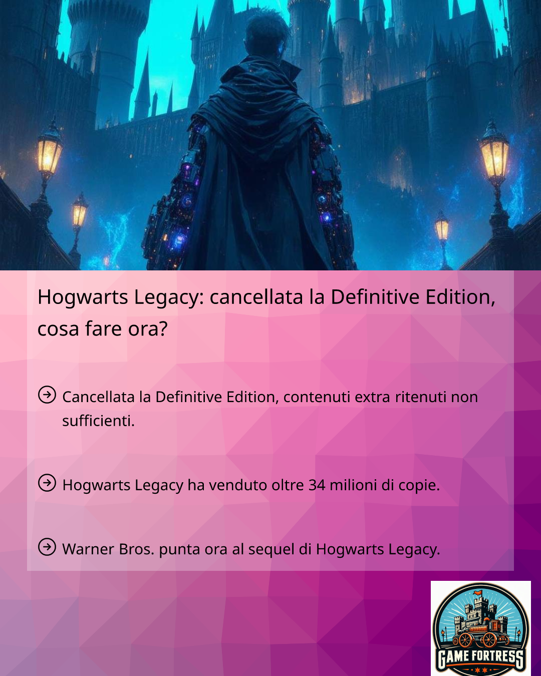 Hogwarts Legacy: cancellata la Definitive Edition, cosa fare ora? - Thegamefortress