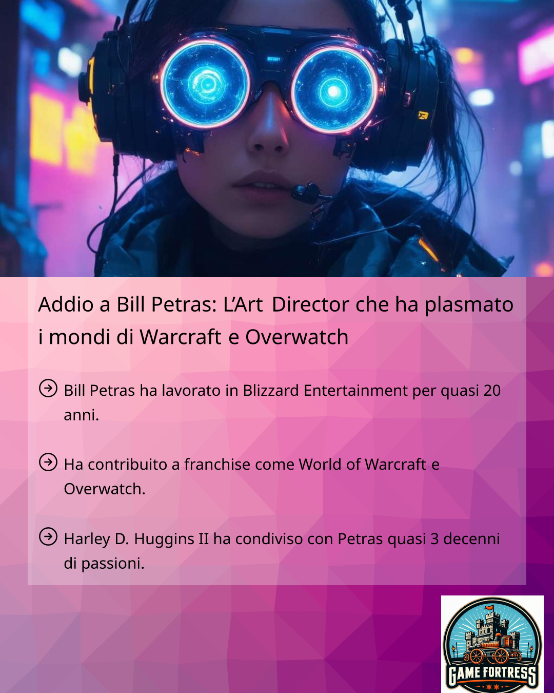 Addio a Bill Petras: L'Art Director che ha plasmato i mondi di Warcraft ...