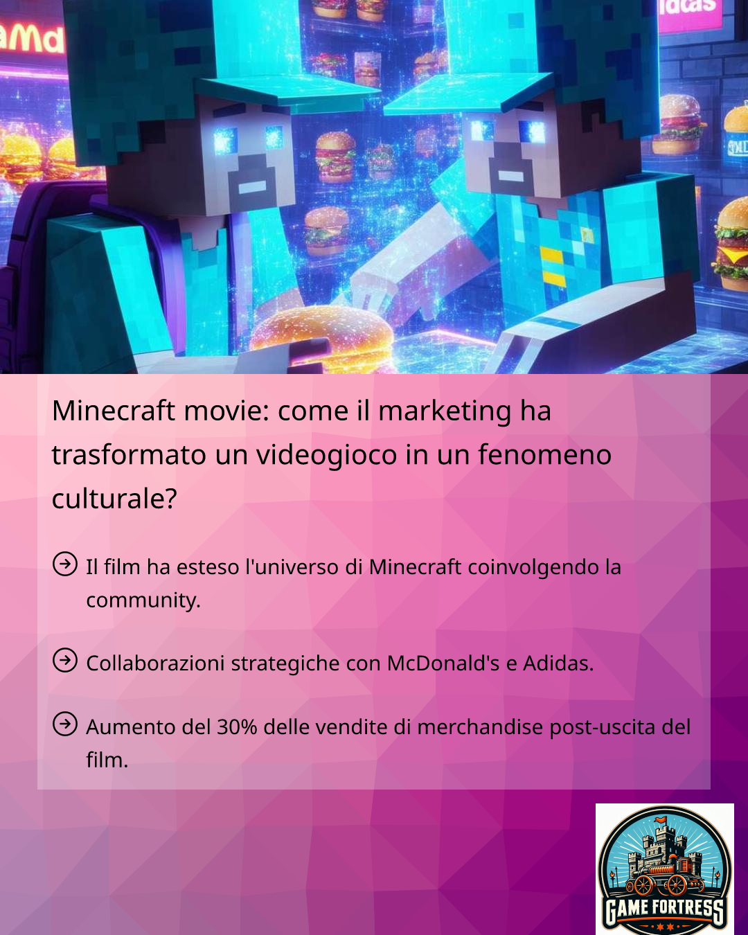 Minecraft movie: come il marketing ha trasformato un videogioco in un ...