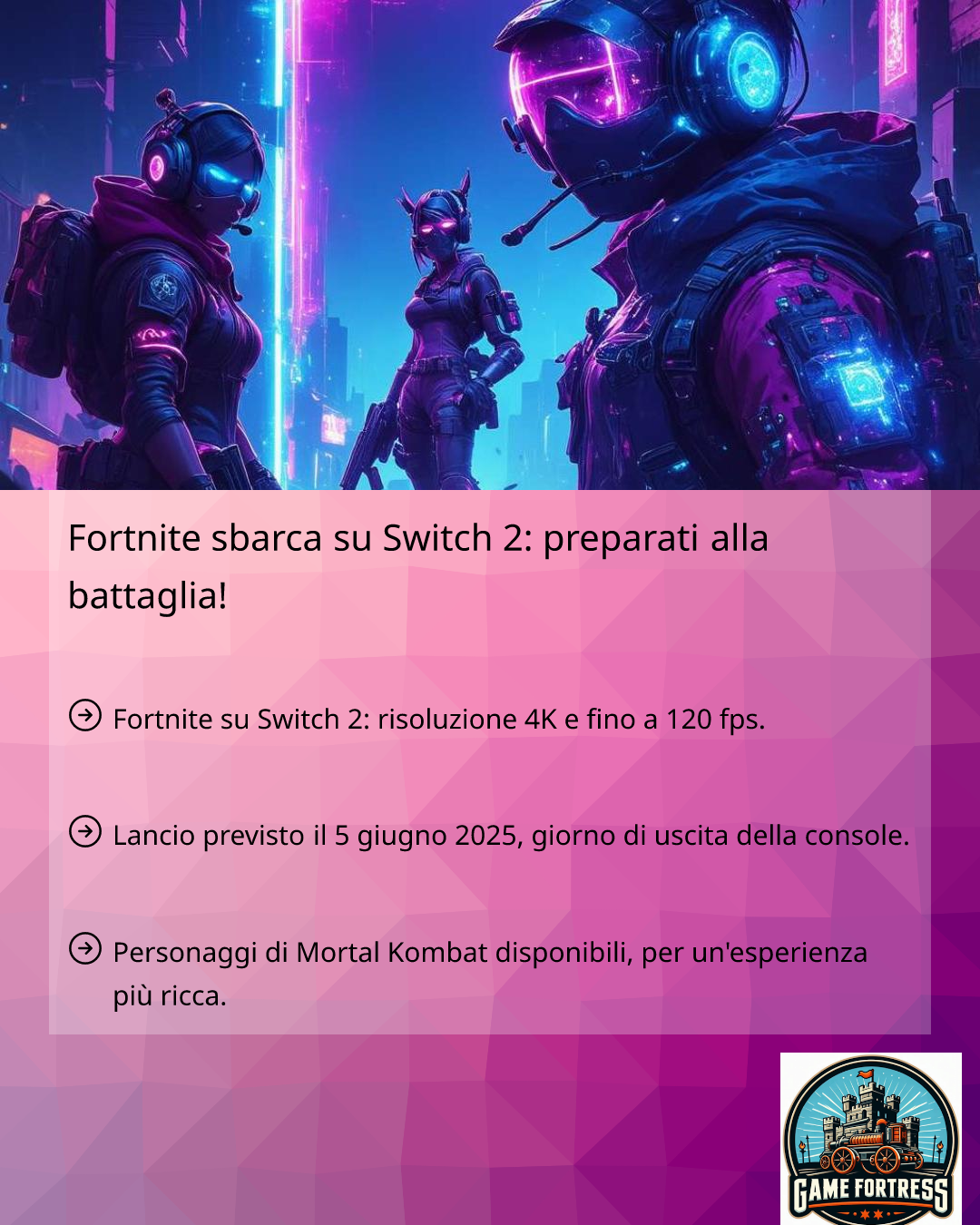 Fortnite sbarca su Switch 2: preparati alla battaglia! - Thegamefortress