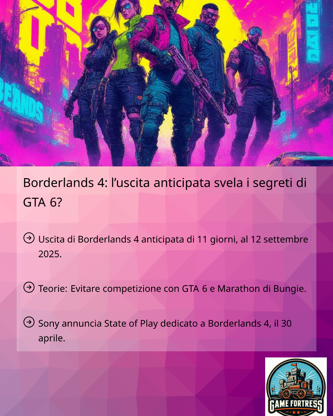 Borderlands 4: l'uscita anticipata svela i segreti di GTA 6 ...