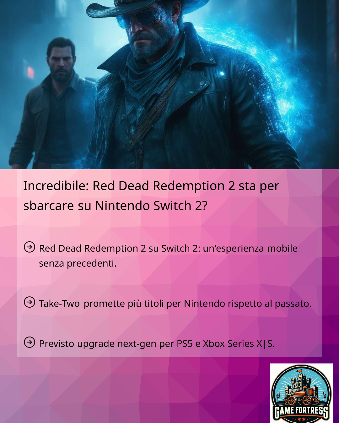 Incredibile: Red Dead Redemption 2 sta per sbarcare su Nintendo Switch ...