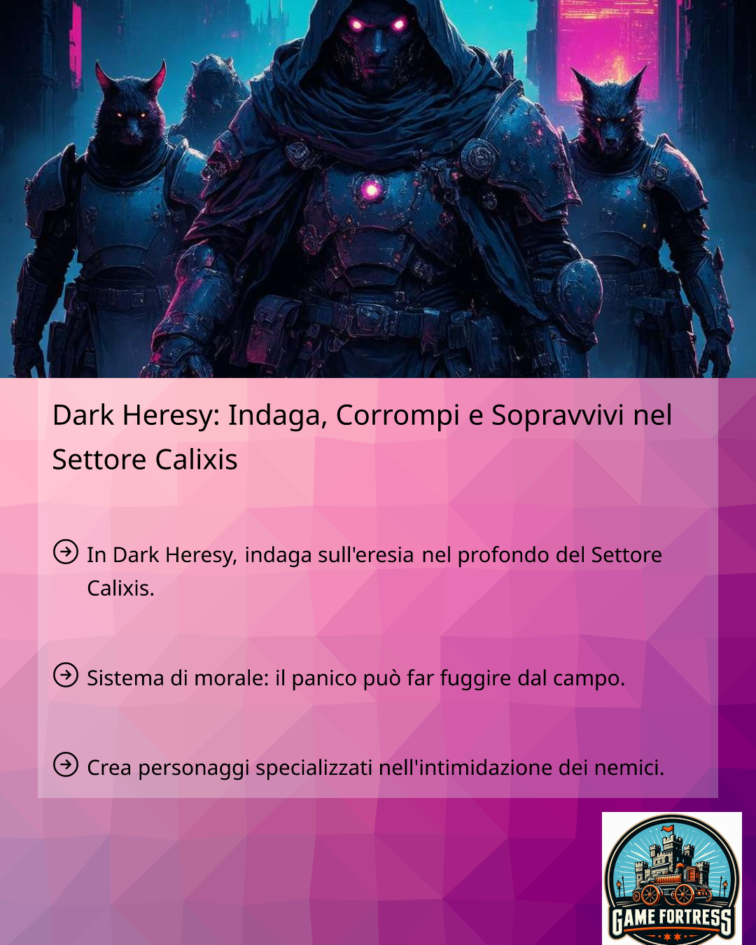 Dark Heresy: Indaga, Corrompi e Sopravvivi nel Settore Calixis ...