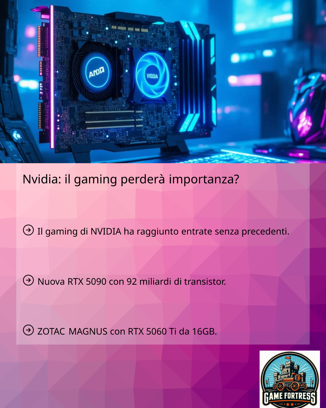 Nvidia: il gaming perderà importanza? - Thegamefortress