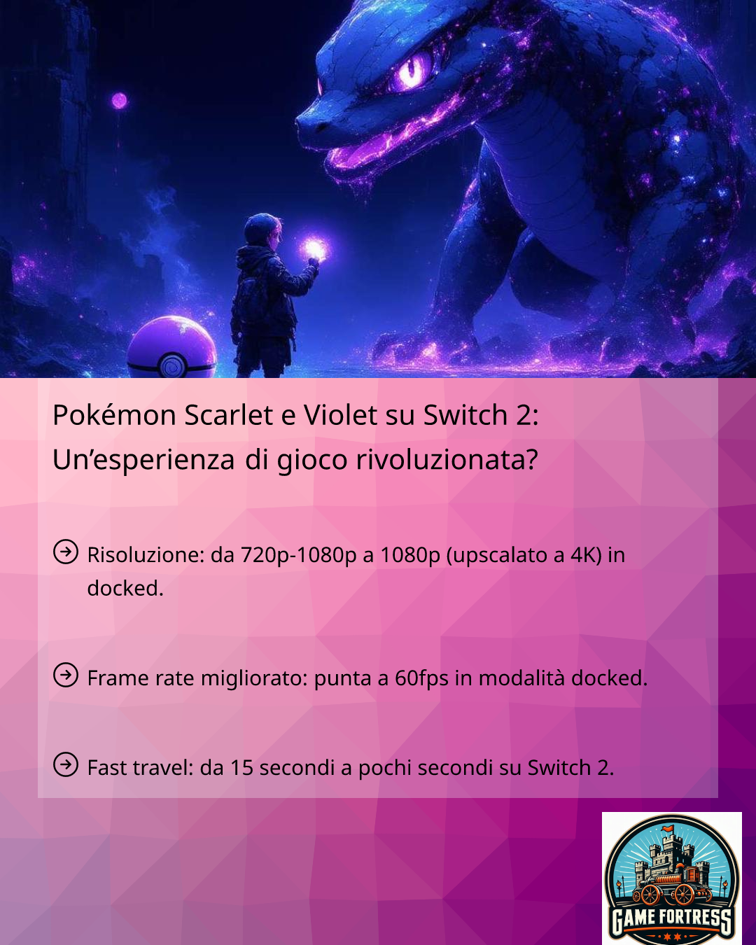Pokémon Scarlet e Violet su Switch 2: Un'esperienza di gioco ...