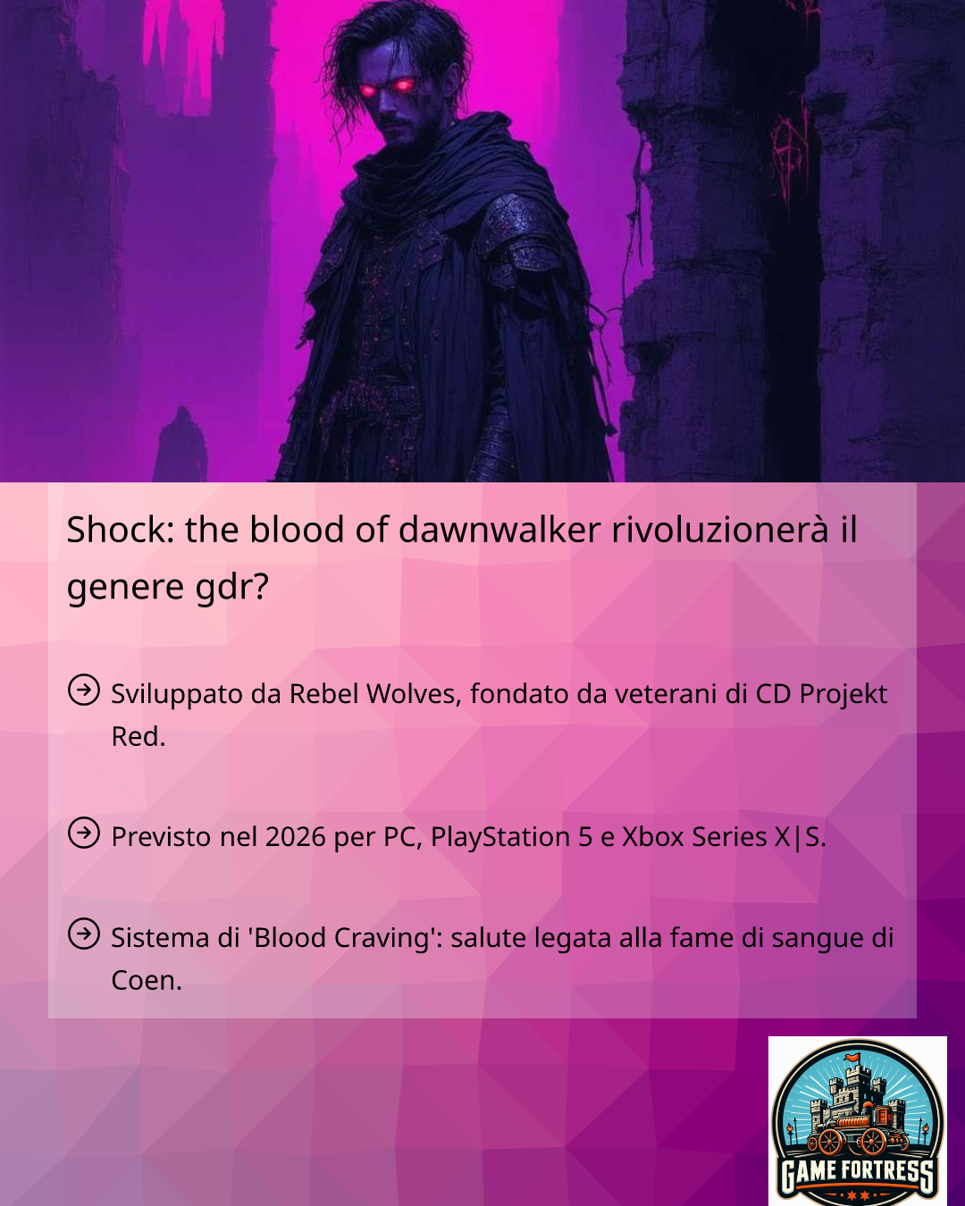 Shock: the blood of dawnwalker rivoluzionerà il genere gdr ...