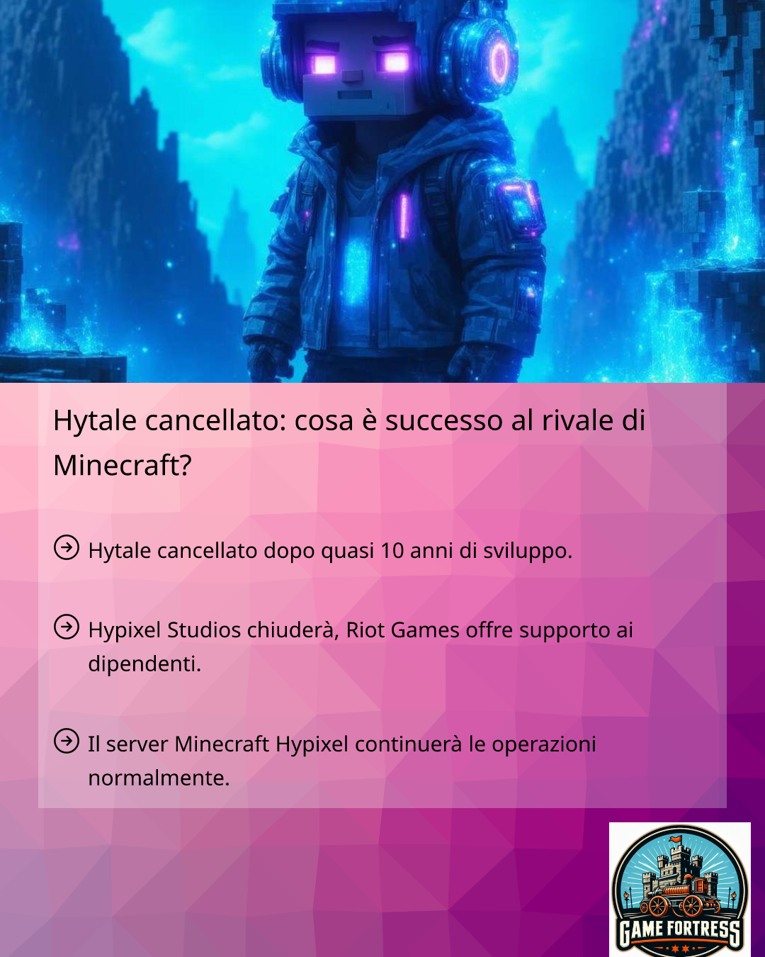 Hytale cancellato: cosa è successo al rivale di Minecraft ...
