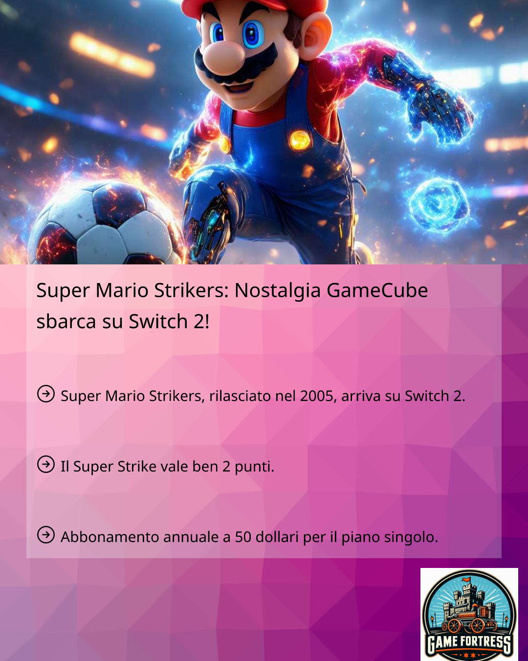 Super Mario Strikers: Nostalgia GameCube sbarca su Switch 2 ...