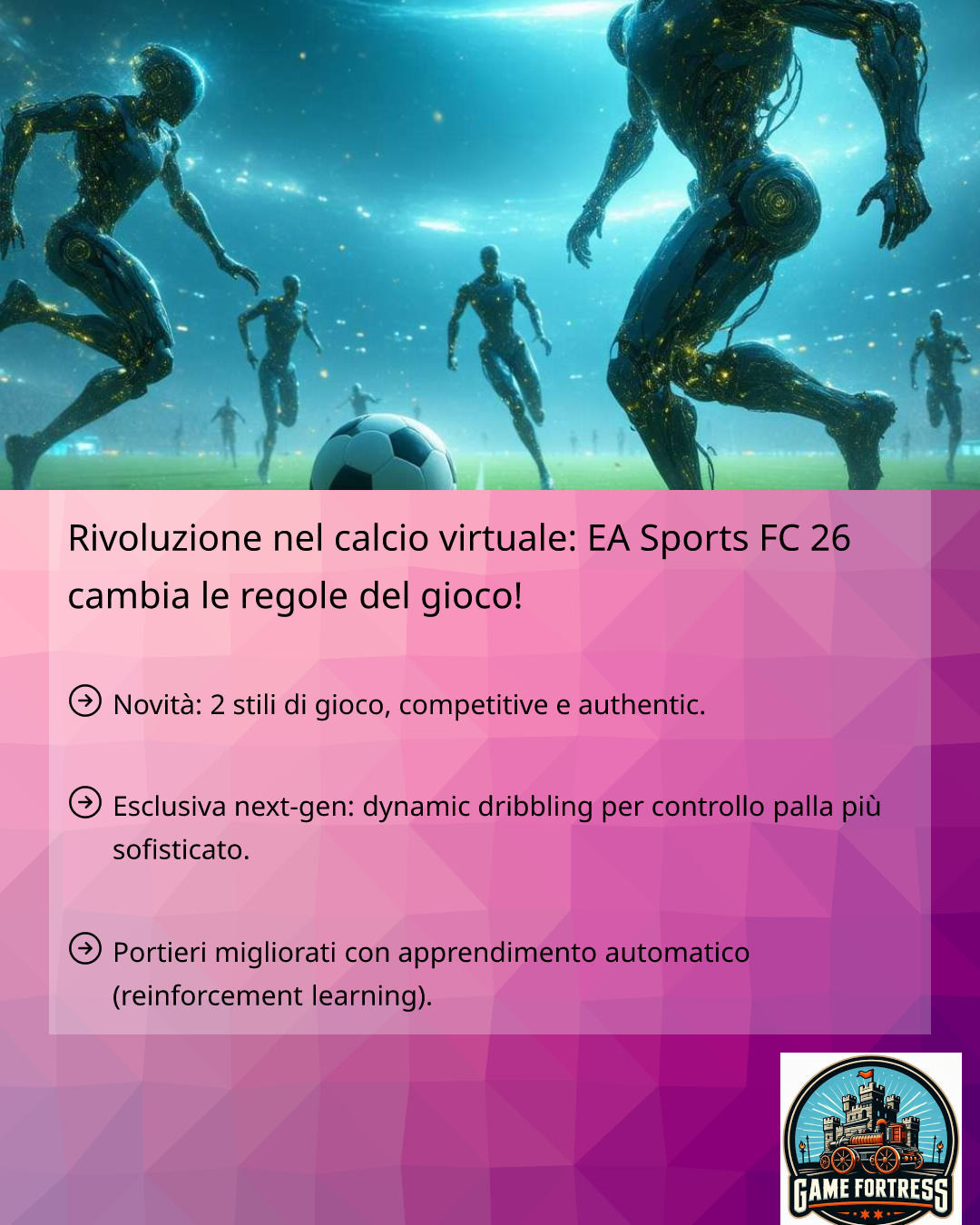 Rivoluzione nel calcio virtuale: EA Sports FC 26 cambia le regole del ...