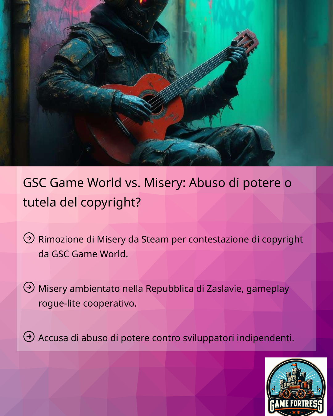 GSC Game World vs. Misery: Abuso di potere o tutela del copyright ...