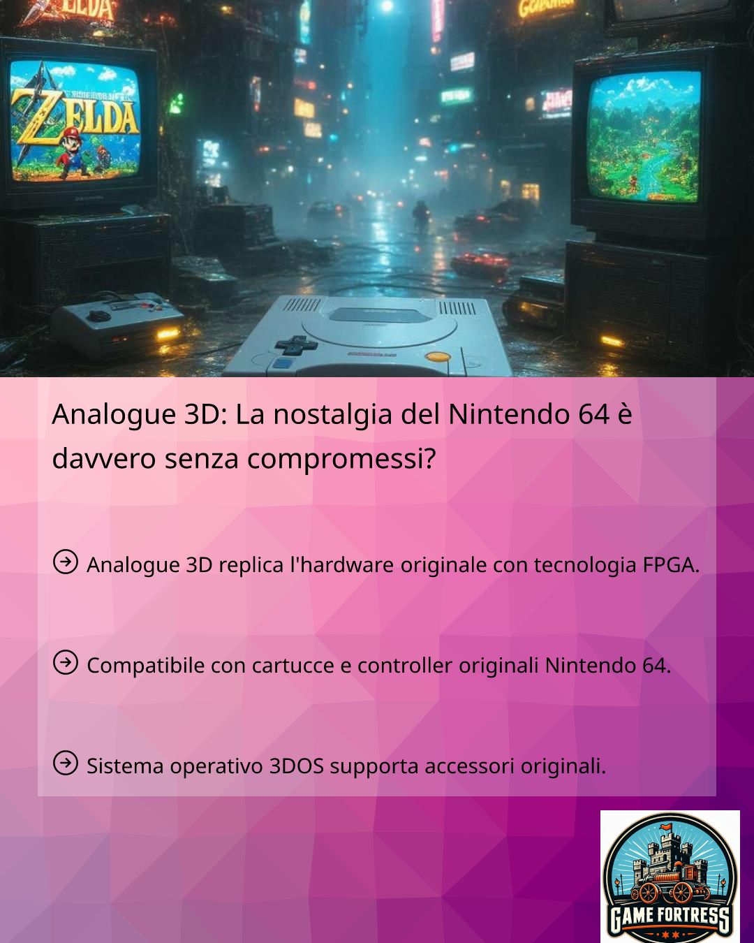 Analogue 3D: La nostalgia del Nintendo 64 è davvero senza compromessi ...