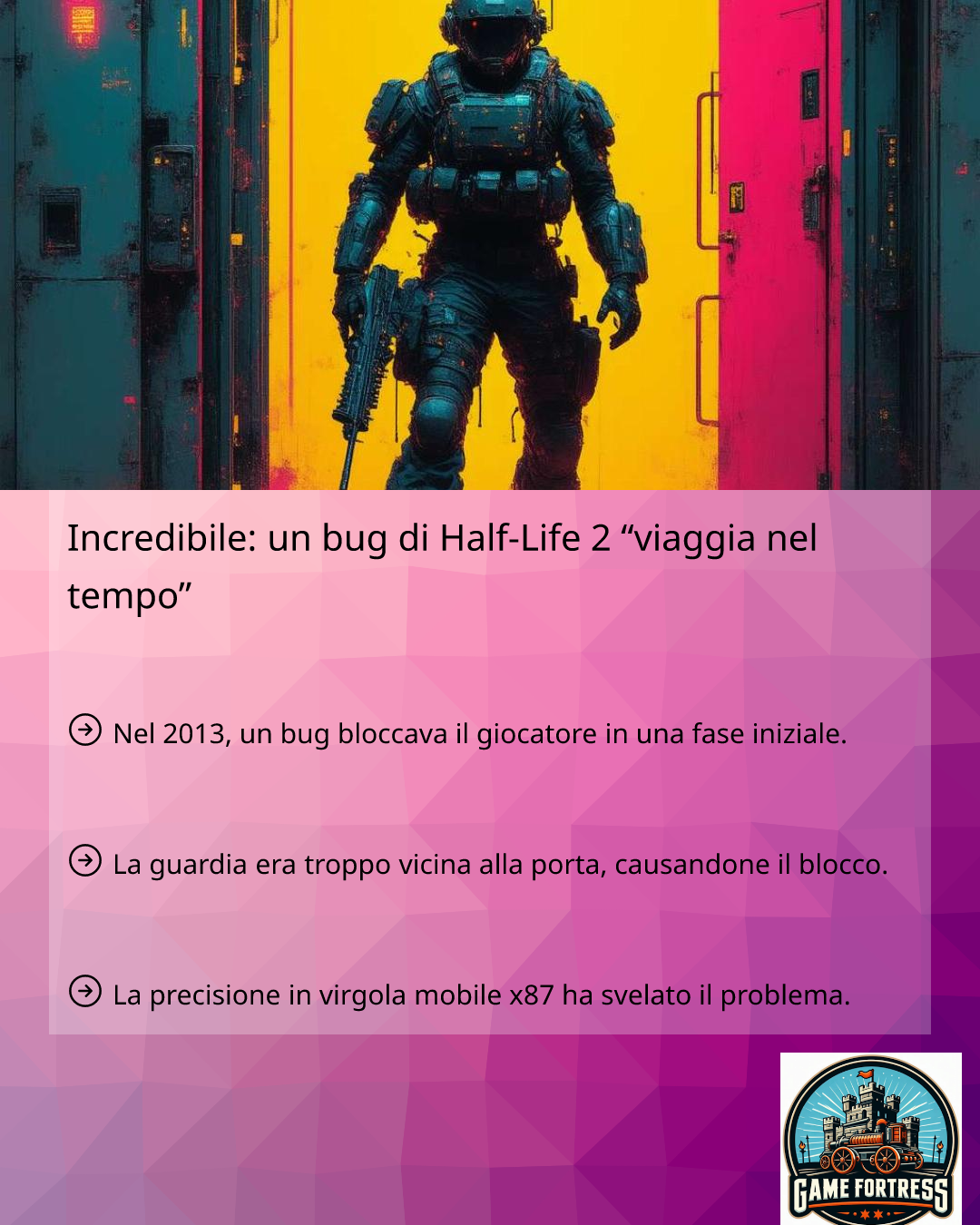 Incredibile: un bug di Half-Life 2 "viaggia nel tempo" - Thegamefortress