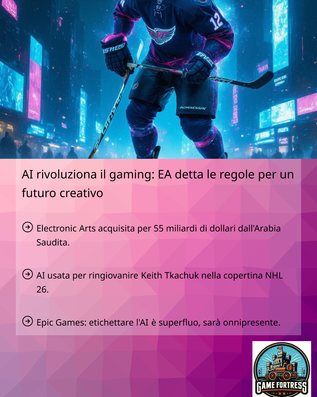 AI rivoluziona il gaming: EA detta le regole per un futuro creativo ...