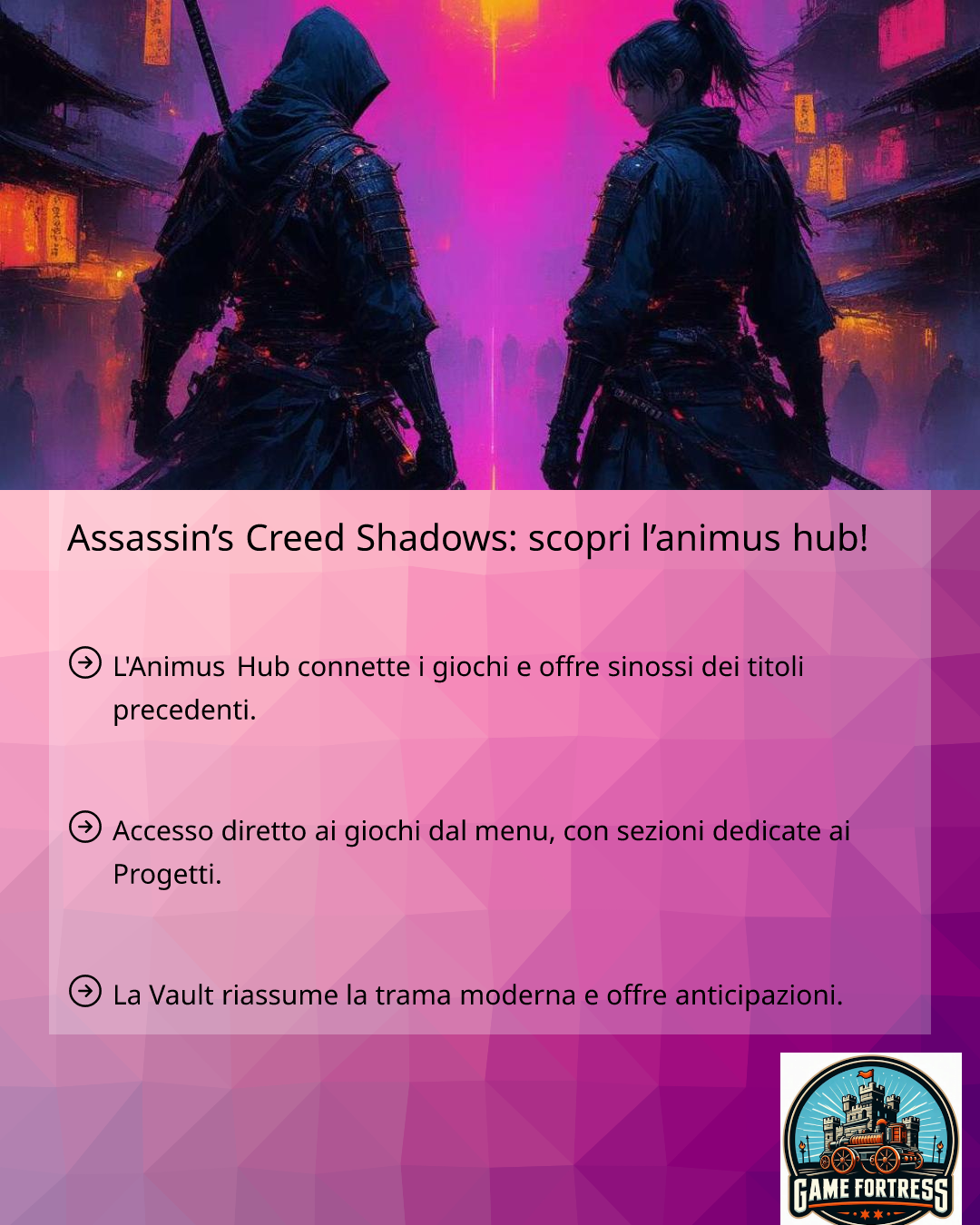 Assassin's Creed Shadows: scopri l'animus hub! - Thegamefortress