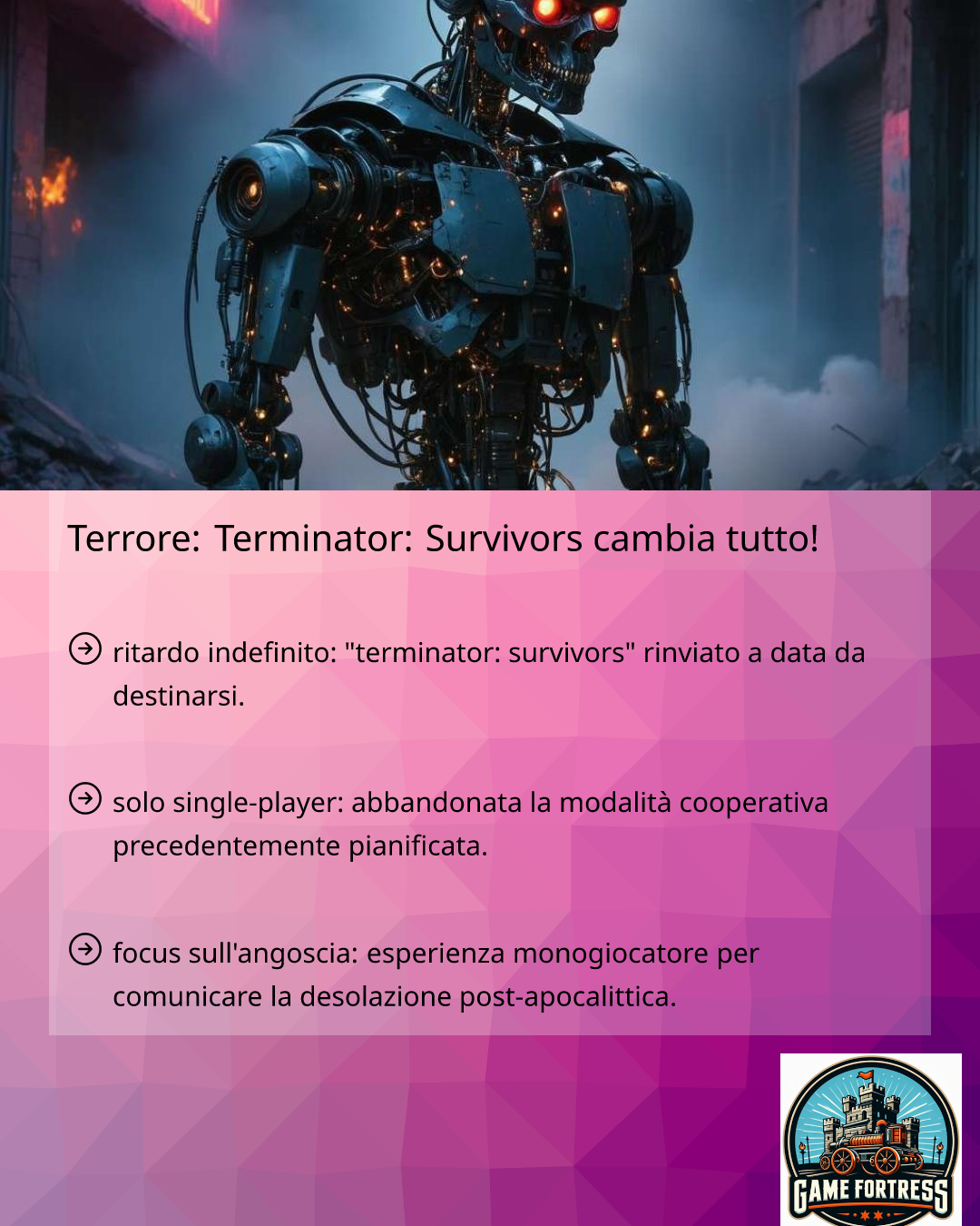 Terrore: Terminator: Survivors cambia tutto! - Thegamefortress