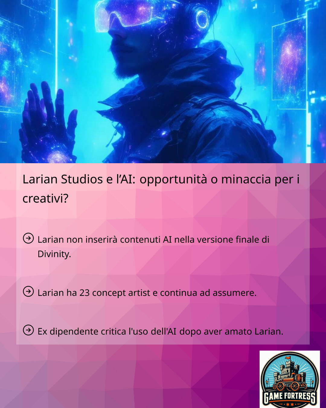 Larian Studios e l'AI: opportunità o minaccia per i creativi ...
