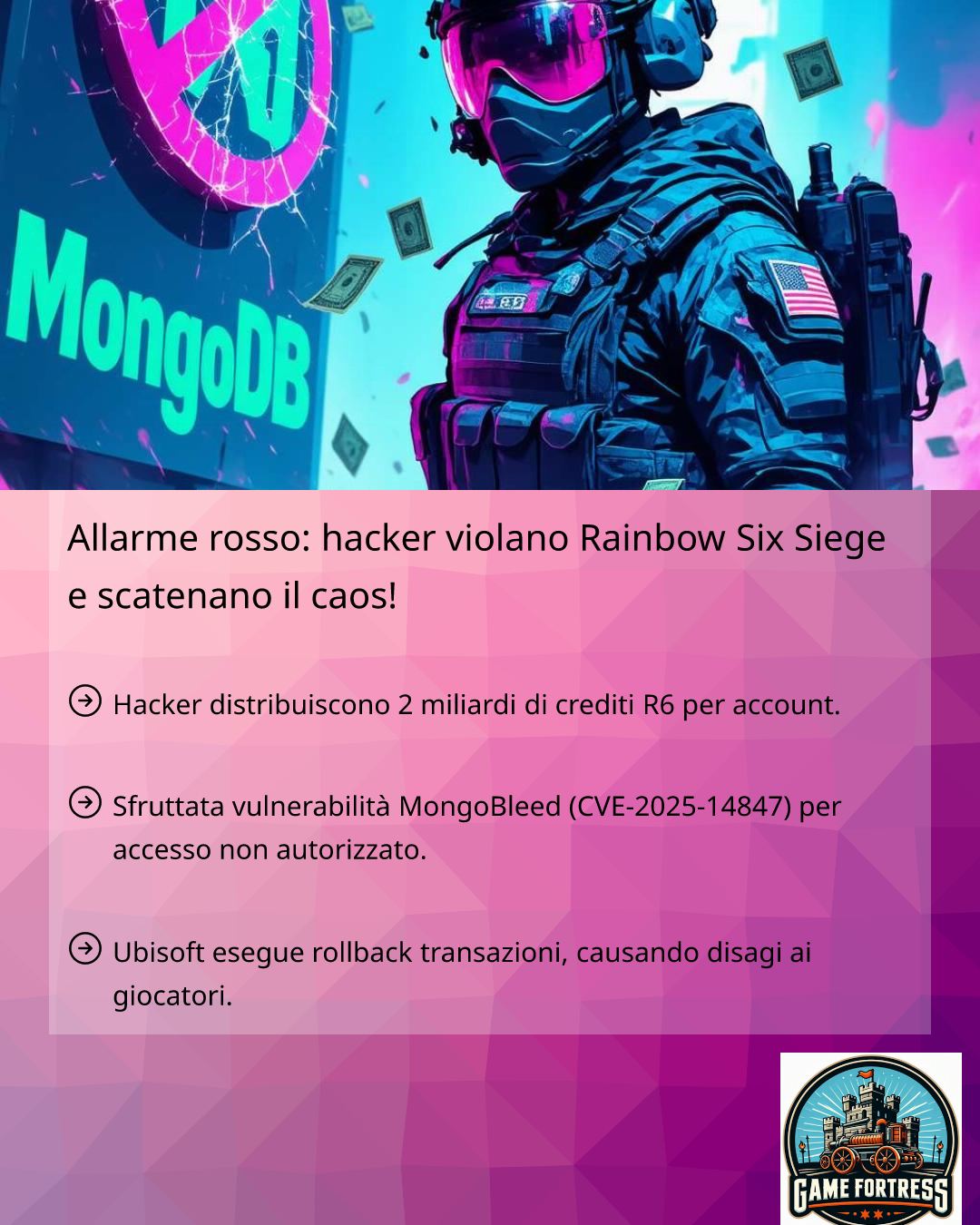 Allarme rosso: hacker violano Rainbow Six Siege e scatenano il caos ...