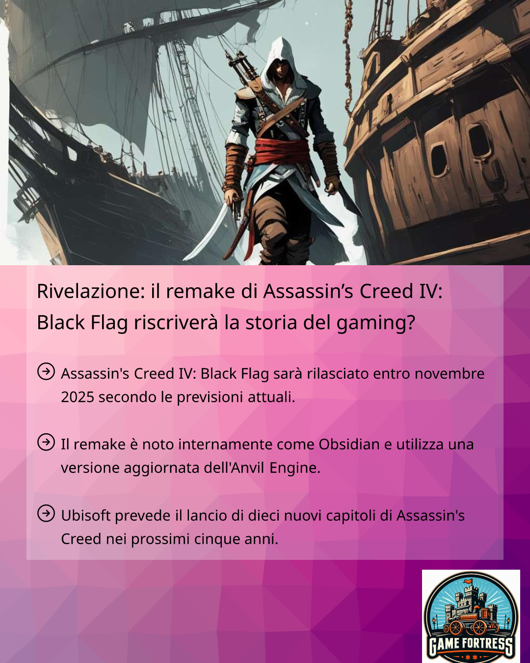 Rivelazione: il remake di Assassin's Creed IV: Black Flag riscriverà la ...