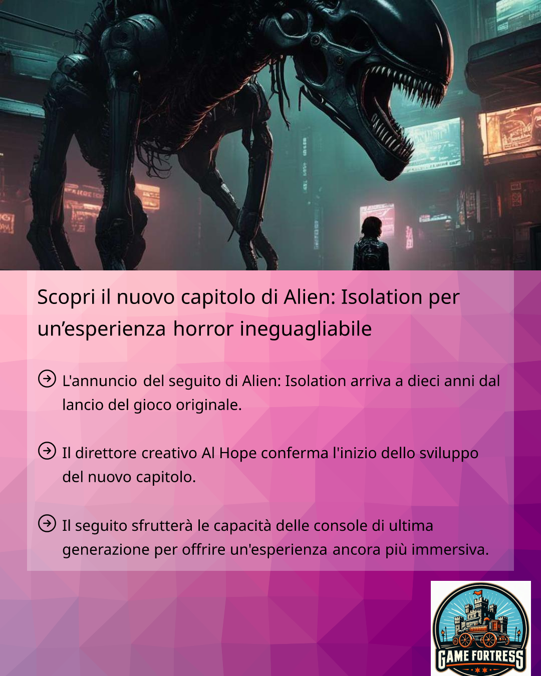 Scopri il nuovo capitolo di Alien: Isolation per un'esperienza horror ...