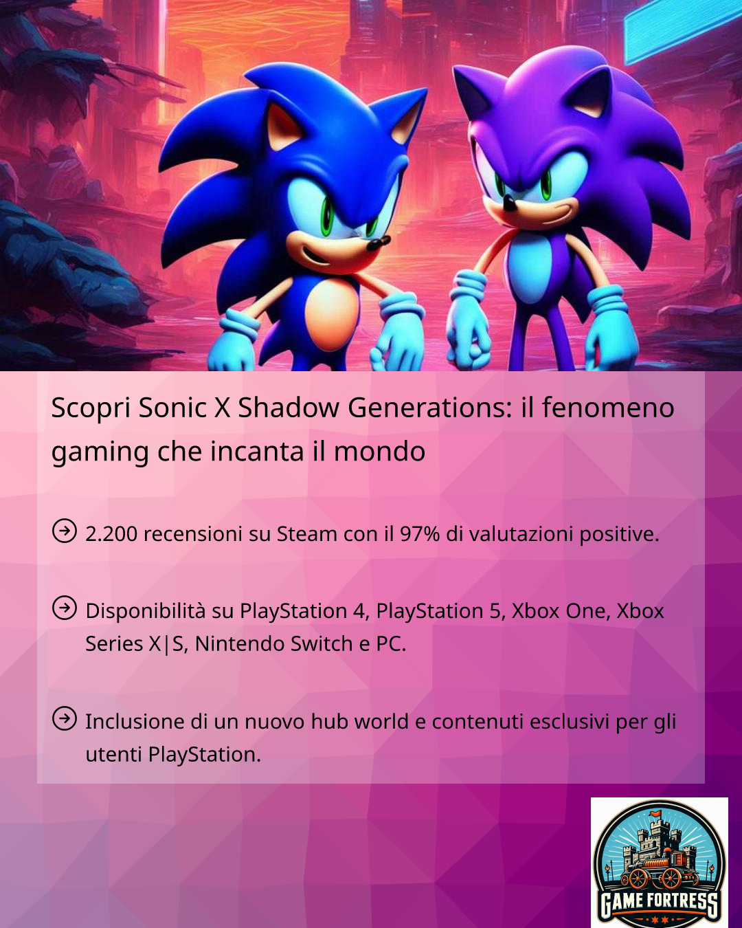 Scopri Sonic X Shadow Generations: il fenomeno gaming che incanta il ...