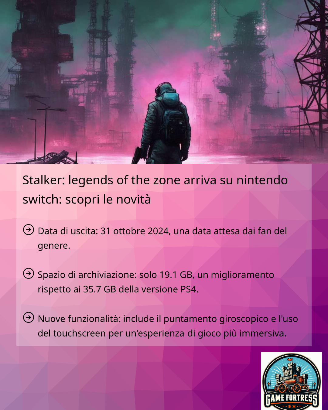 Stalker: legends of the zone arriva su nintendo switch: scopri le ...