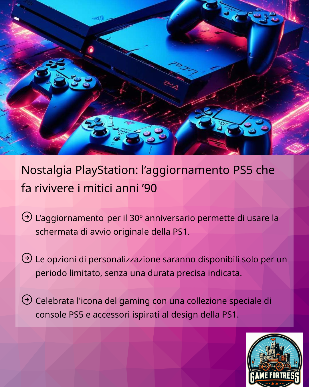 Nostalgia PlayStation: l'aggiornamento PS5 che fa rivivere i mitici ...