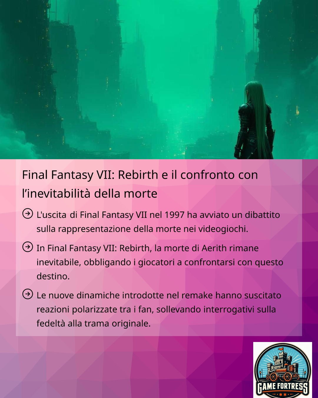 Final Fantasy VII: Rebirth e il confronto con l'inevitabilità della morte - Thegamefortress